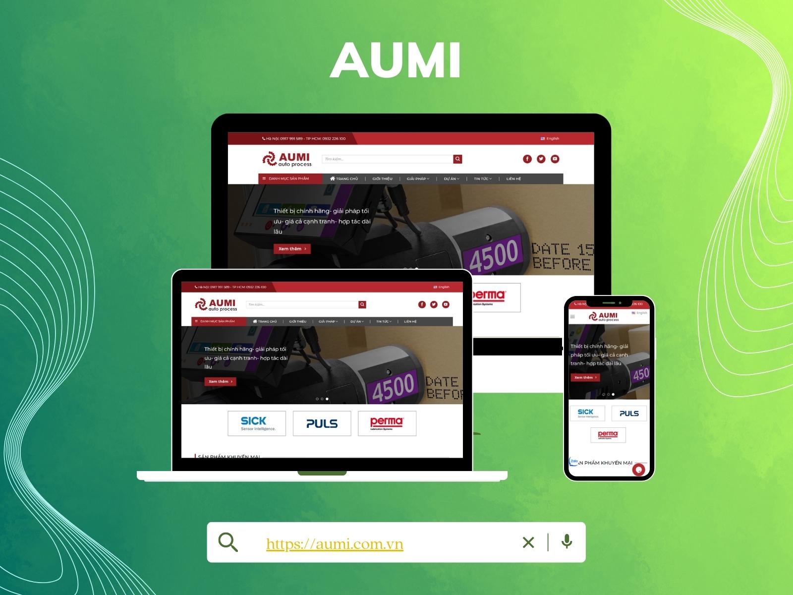 Công ty TNHH Thiết bị Công nghiệp và Tự động hóa AUMI – Thiết kế web ...