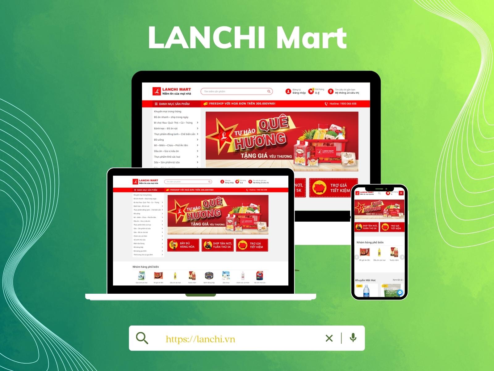 LanChi Mart – Thiết kế web wordpress chuyên nghiệp WebWP.vn