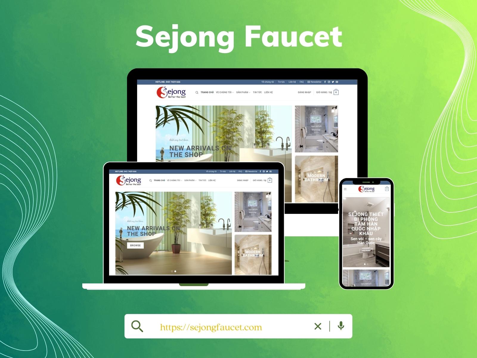 Sejong Faucet – Thiết kế web wordpress chuyên nghiệp WebWP.vn