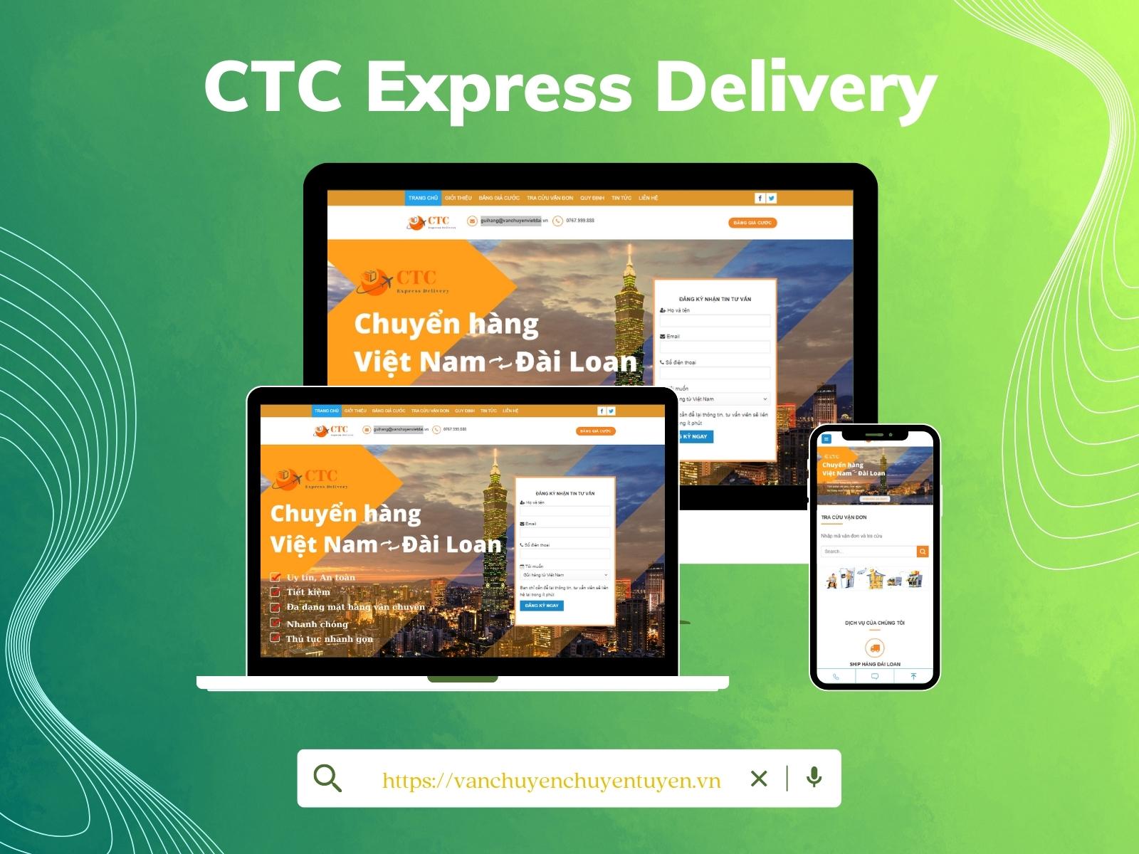 CTC Express Delivery – Thiết kế web wordpress chuyên nghiệp WebWP.vn